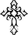 Beautiful cross with ornamental